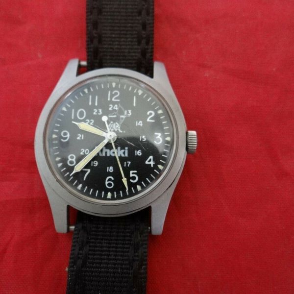 Extremely Rare Hamilton Khaki Brigade Quartermaster Hooded Archer Logo ...