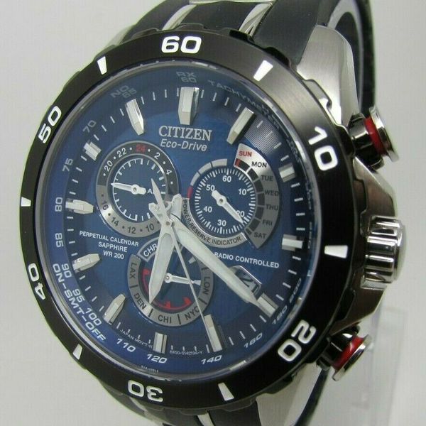 Mens Citizen Limited Edition Atomic Perpetual Eco Drive Watch - AT4025 ...