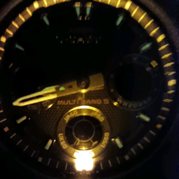 Casio G-Shock AWG-101-1A (4765) Tough Solar multi Band 5 Black Watch ...