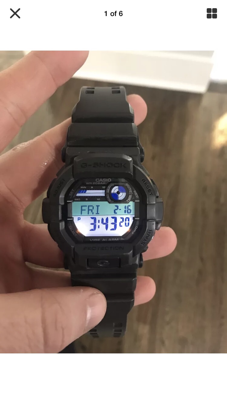 Casio G-Shock G Shock GD350-8 grey positive display with box ...
