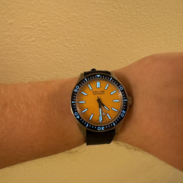 [WTS/WTT] Halios Seaforth Titanium Bahama Yellow | WatchCharts Marketplace