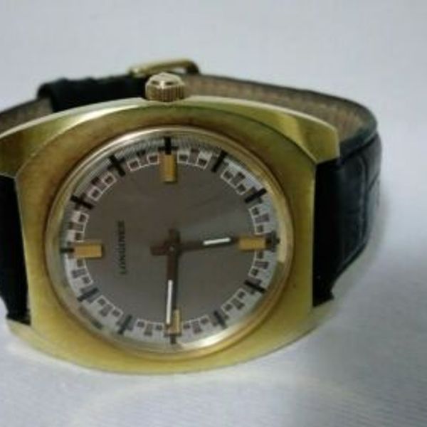Vintage men's Longines gold plated Swiss watch caliber 528 1960's ...