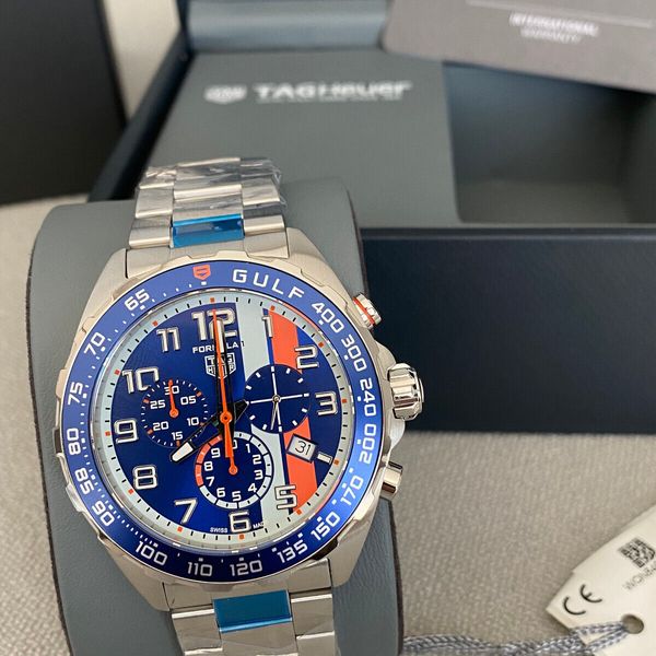 TAG HEUER Formula 1 Model Gulf CAZ101AT.BA0842 Special Edition ...