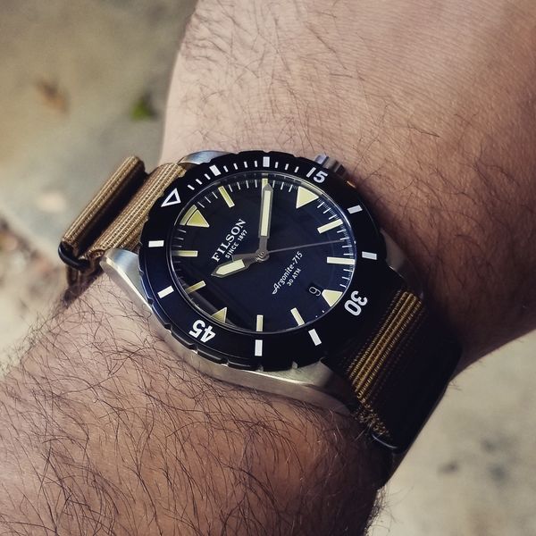 SOLD: Filson Dutch Harbor 300M Diver | WatchCharts Marketplace