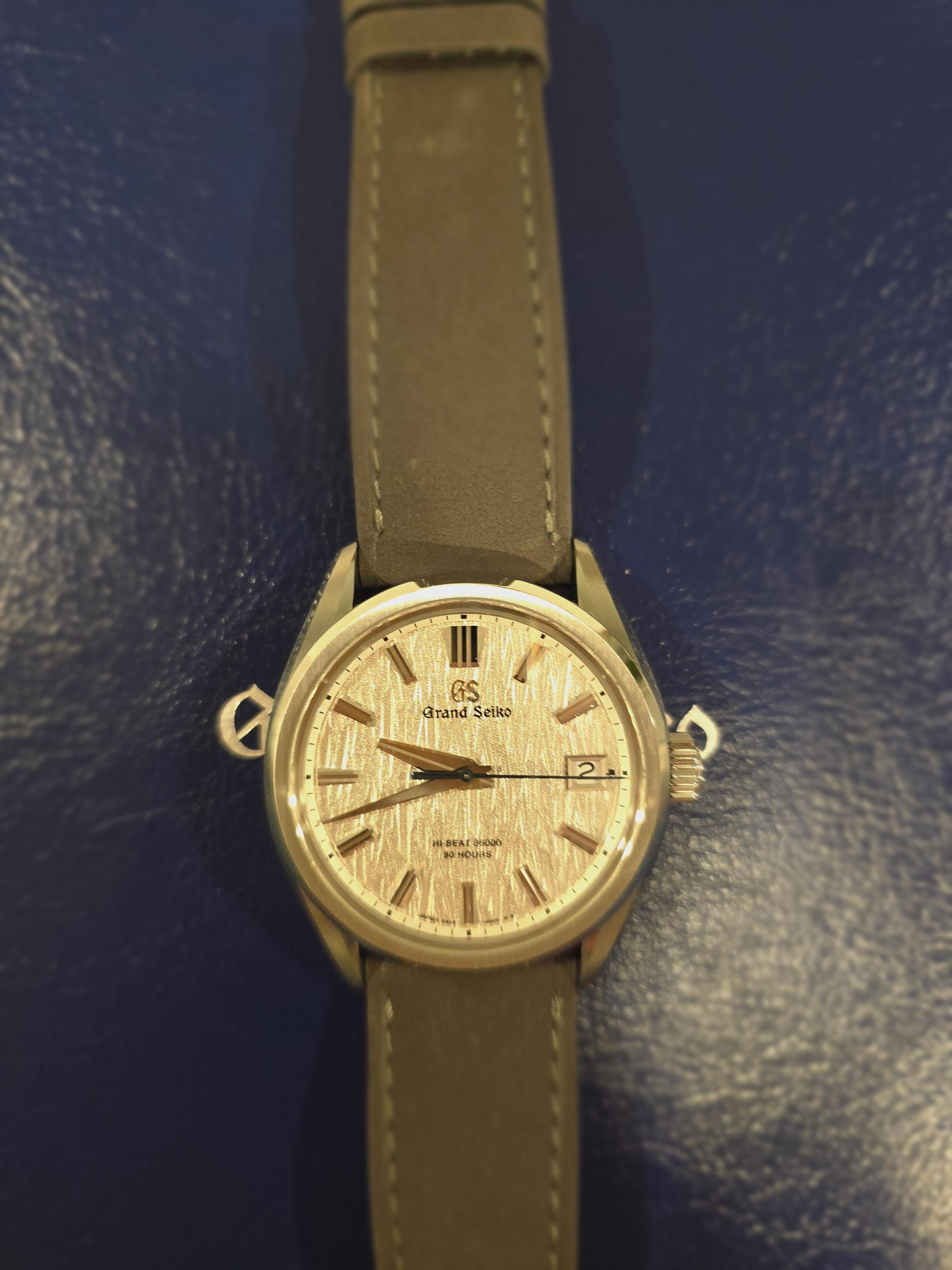 [WTS] Grand Seiko SLGH005 White Birch $5500 with extra straps ...