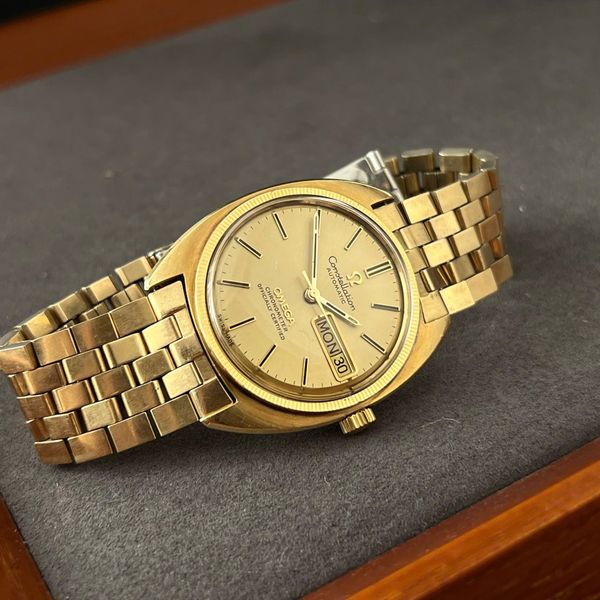 [WTS] 1970 Omega Constellation ref. 168.029 Day-date Gold capped with ...