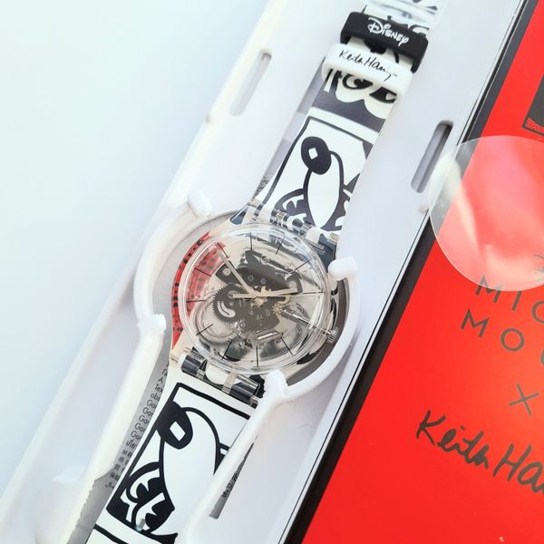Swatch: Special "Mickey Mouse X Keith Haring" (Hsuok144) Disney *Top ...
