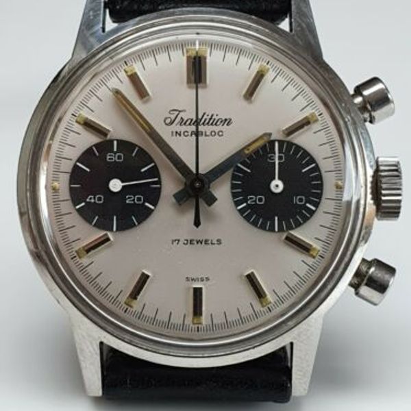 Vintage Heuer Sears Tradition Panda 7723 Chronograph Valjoux 7733 All ...