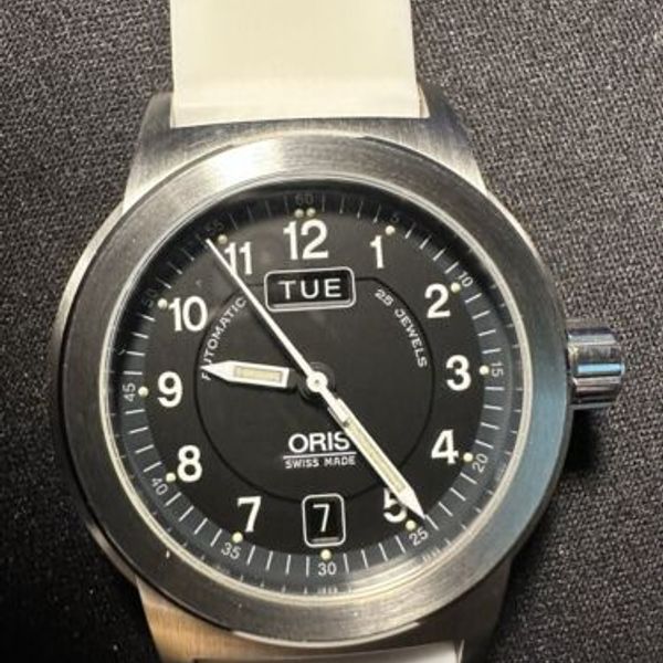 Oris 7500 Big Crown BC3 Day Date Automatic Menâ s Watch, Box and Papers ...