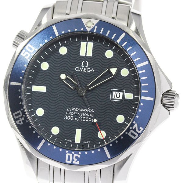 ☆Good Condition [OMEGA] Omega Seamaster 300 Date 2541.80 Quartz Men's ...