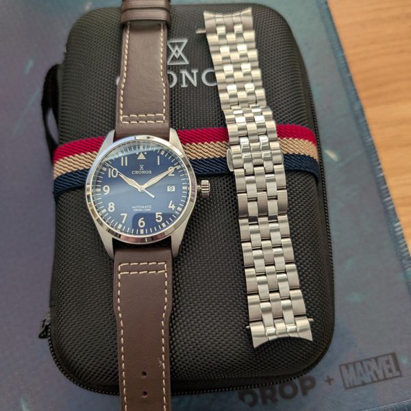 [WTS] Cronos L6012 Blue Pilot Watch w/ PT5000 | WatchCharts Marketplace