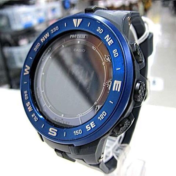 CASIO PRO TREK PRG-330-2JF Solar Men's Watch Triple Sensor Used ...
