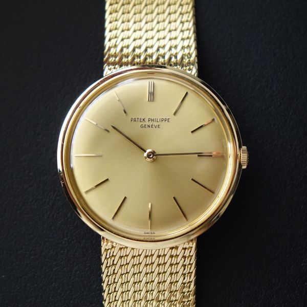 Patek Philippe Calatrava 2591J-SCI 18K w service invoice | WatchCharts ...