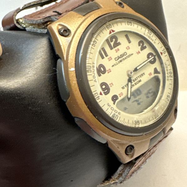 Casio AW80V-5BV, Telememo 30 Nylon Watch, 3 Alarms, 10 Year Batt, World ...