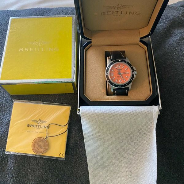 Breitling Superocean Orange Men's Watch - | WatchCharts Marketplace
