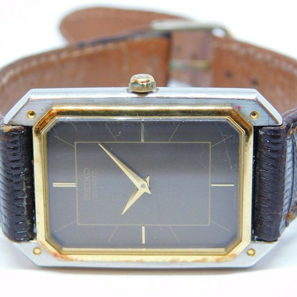 Seiko 6530-5000 Genuine Leather Quartz Analog Ladies Watch | WatchCharts