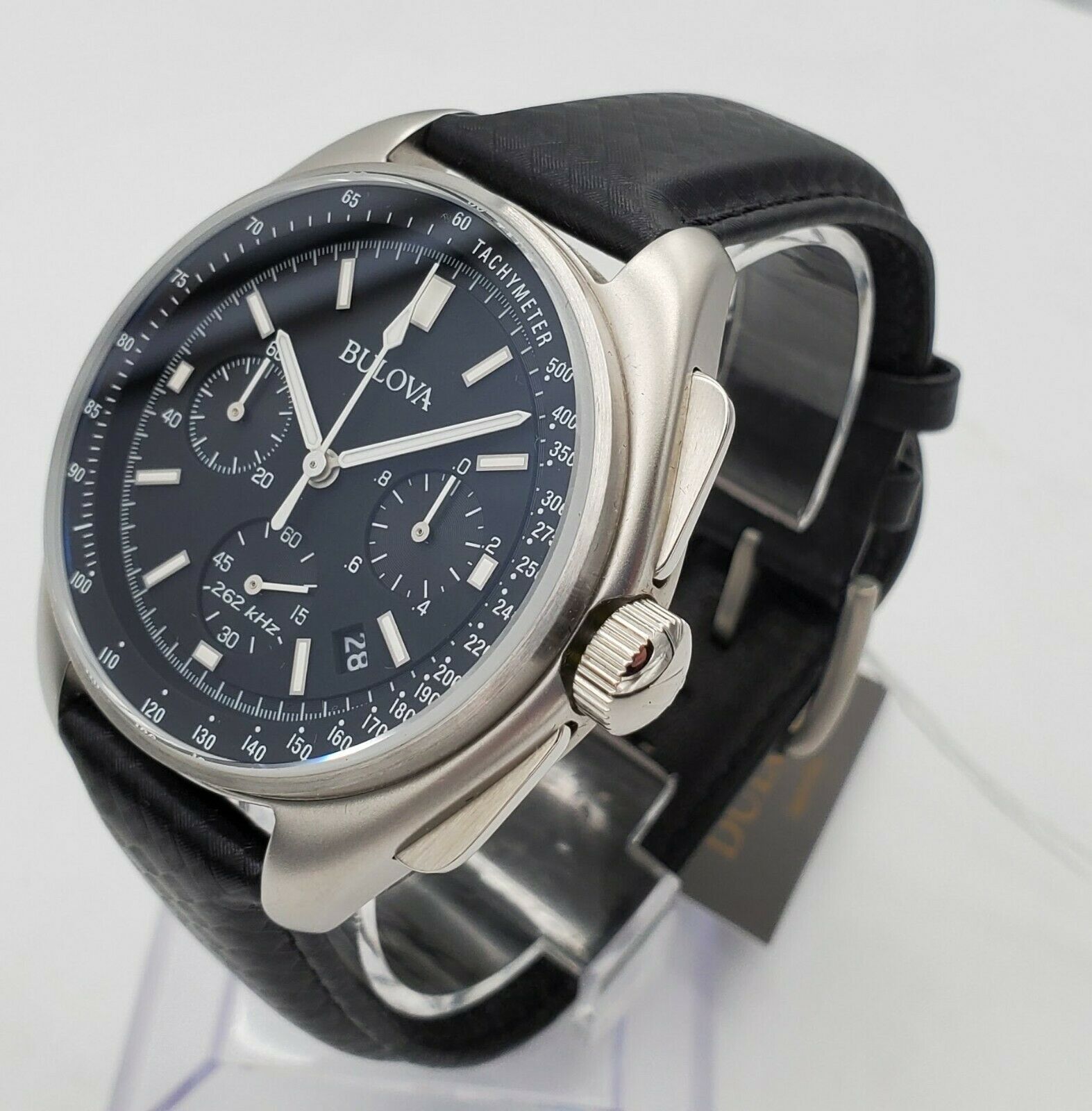 Bulova 96B251 Moon Apollo Lunar Pilot Special Edition Men Watch - Black ...