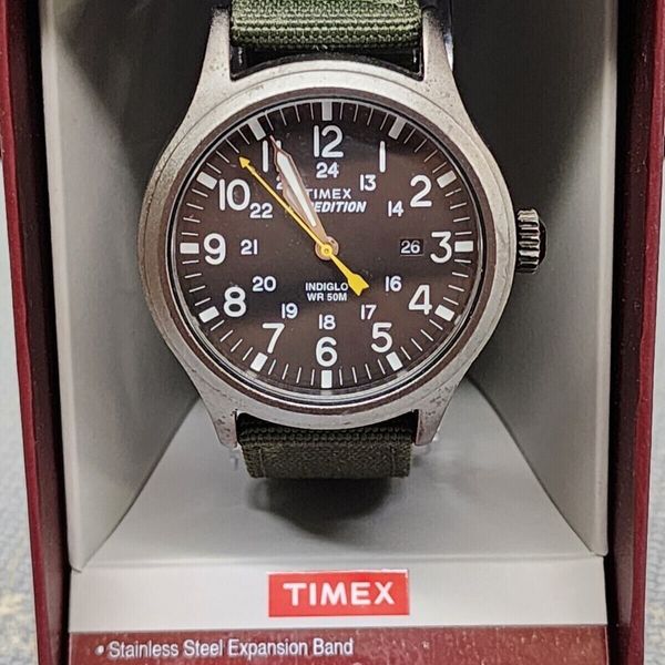 Working Timex Indiglo Expedition Scout Men's Wristwatch T49961 ...