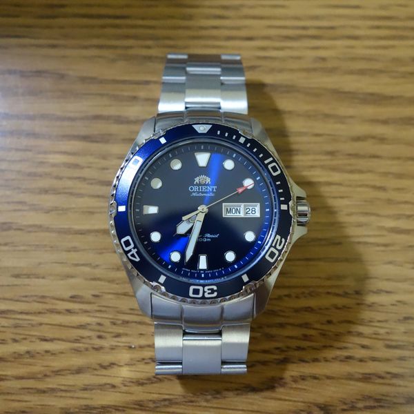 [WTS] Orient Ray II blue dial, Strapcode Super Oyster bracelet ...