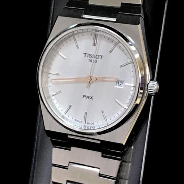 TISSOT PRX T137410A Silver Dial Quartz [Used] | WatchCharts