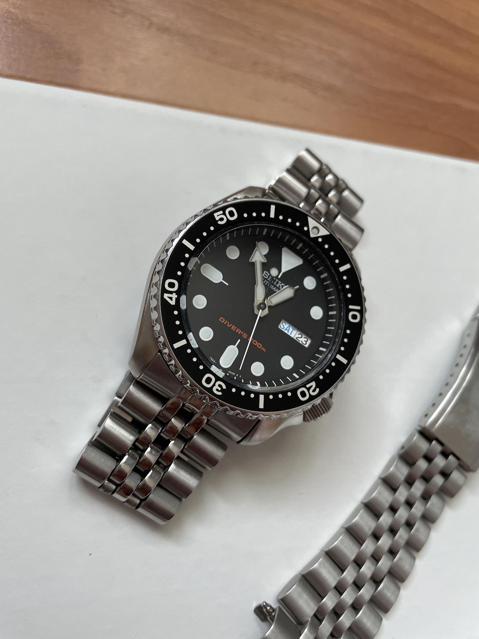 [WTS] Seiko SKX007 with extra Uncle Seiko Z199 jubilee bracelet ...