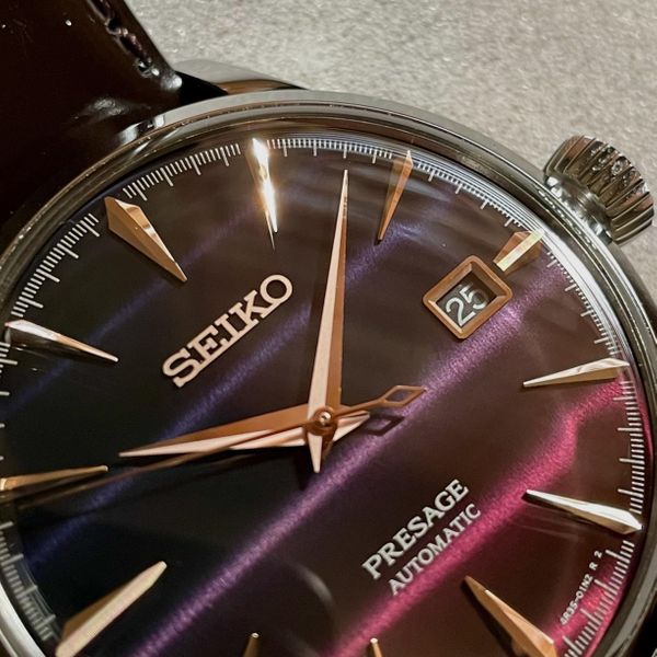 [WTS] Seiko SRPK75J1 “Purple Sunset” Limited Edition with Gradated Dial ...