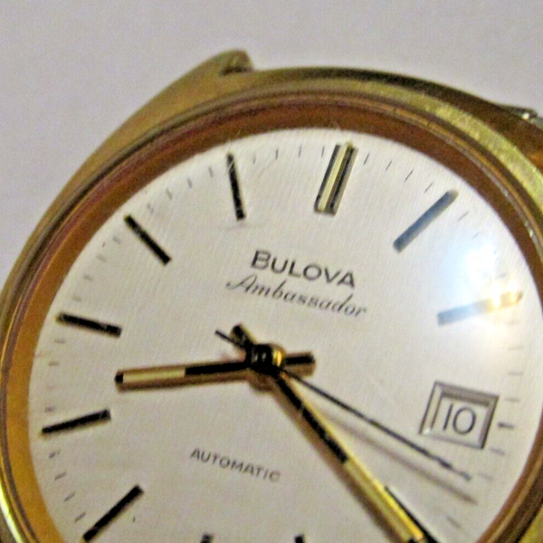 Bulova Ambassador Automatic Men's Watch Works Well No Strap ...