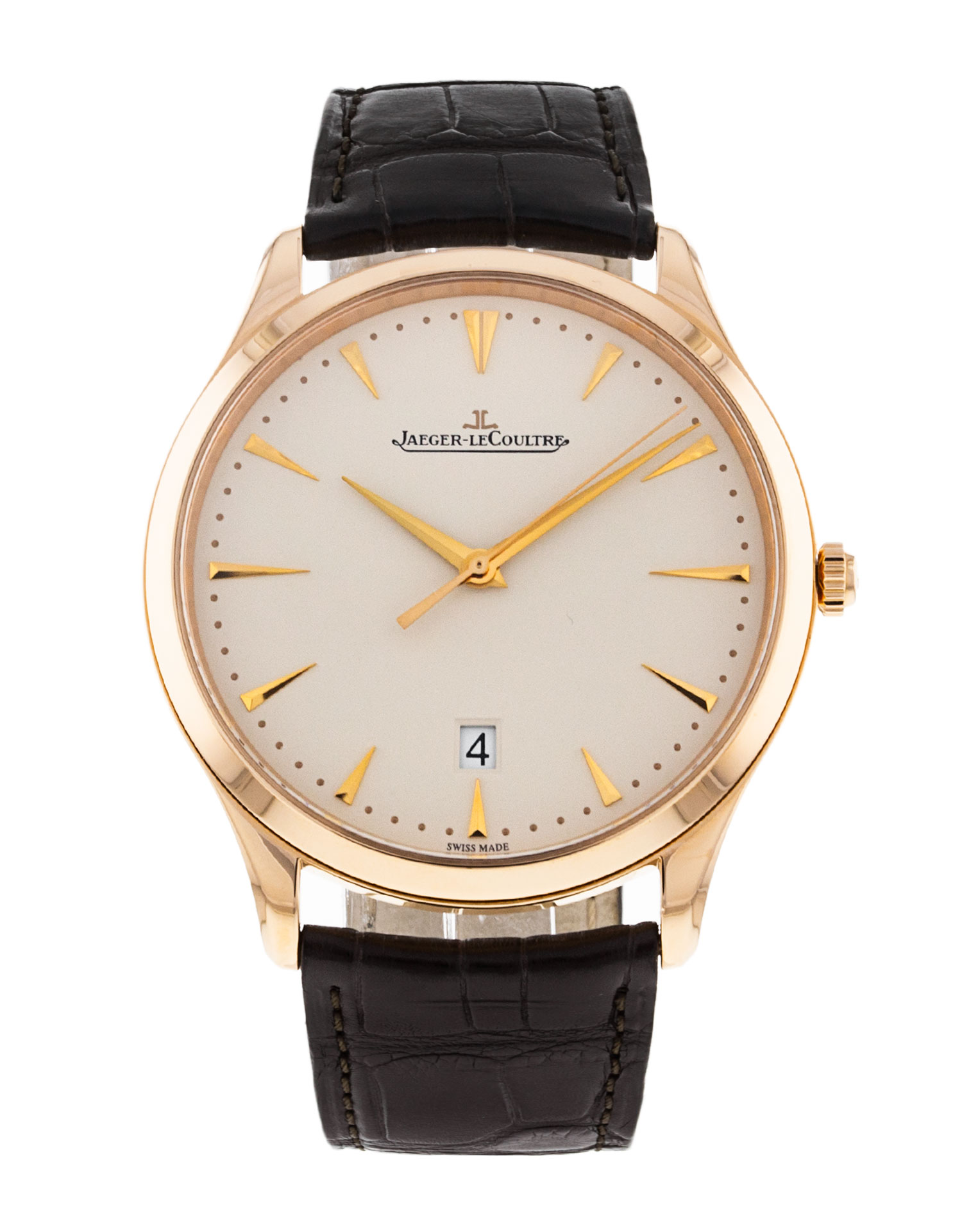 Jaeger-LeCoultre Master Ultra Thin Date Pink Gold (1282510) Market ...