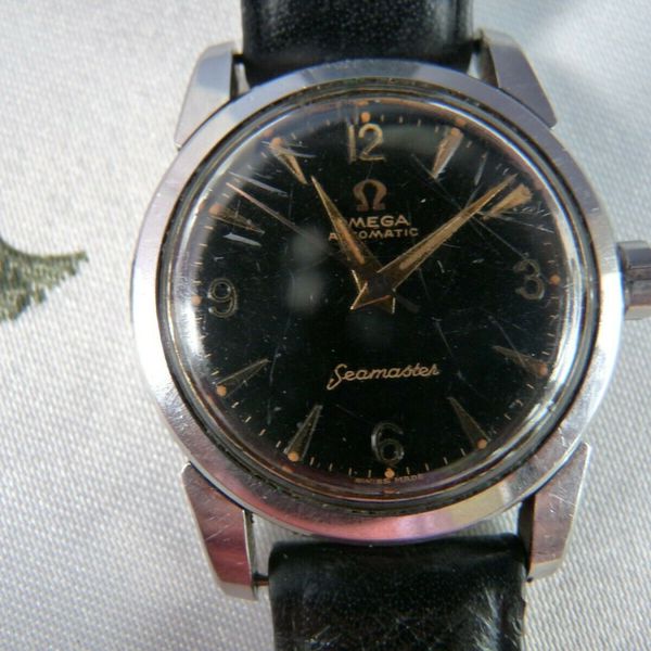 Vintage Omega Seamaster Automatic Cal. 471 Black dial 20 jewel ...