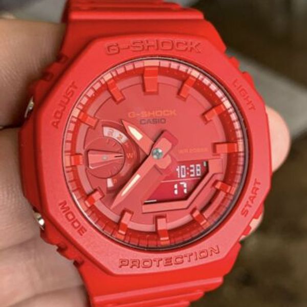 Casio G-Shock Ga-2100-4aer aka “red casioak” | WatchCharts Marketplace