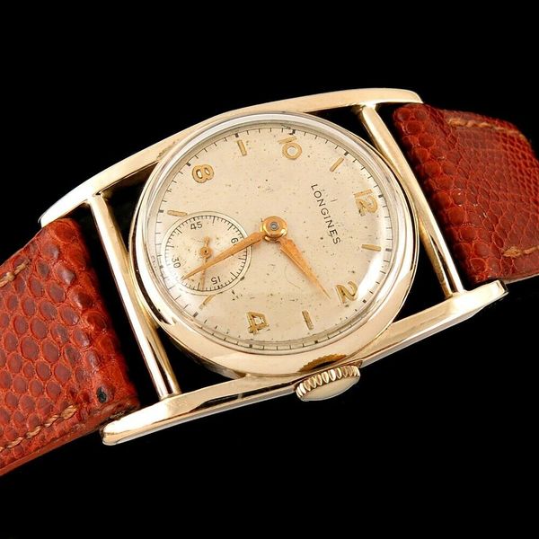 Vintage Men's 1944 Longines Mainliner 17 Jewel 10L Gold Filled Wrist ...