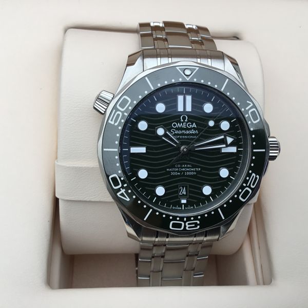 FS: Omega Seamaster Diver 300m Green 210.30.42.20.10.001 BONUS ...