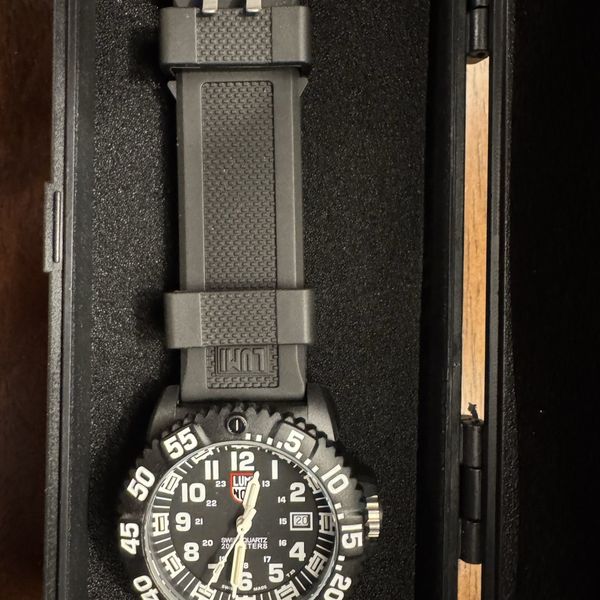 Luminox 3050/3950 Navy SEAL Swiss Quartz 200M Black Men's Watch ...