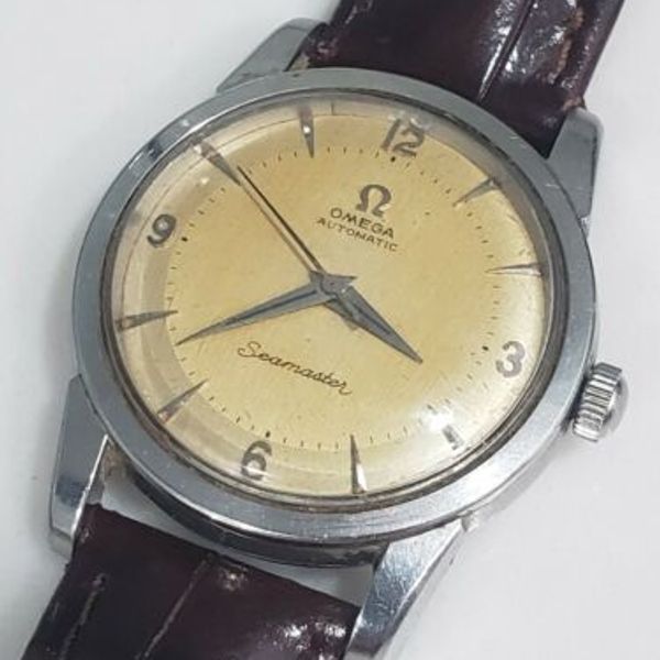 OMEGA SEAMASTER 2767-10 Two tone Dial Automatic Vintage Mens Watch Cal ...
