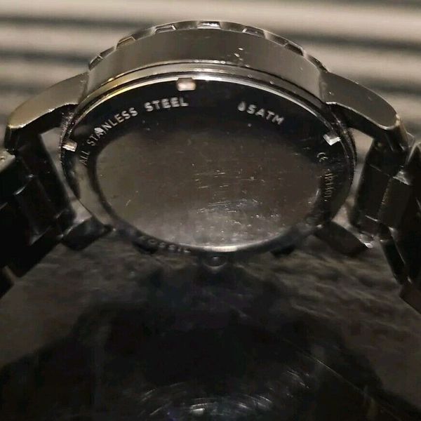 Fossil JR1401 251507 Men's Nate Stainless Steel Quartz Chronograph ...