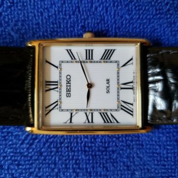 Seiko solar mens watch V115-OBCO | WatchCharts Marketplace