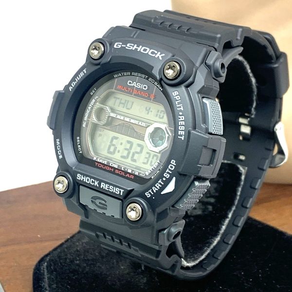 Casio G-Shock Men's Watch GW7900-1CF Tough Solar Black Resin Digital ...