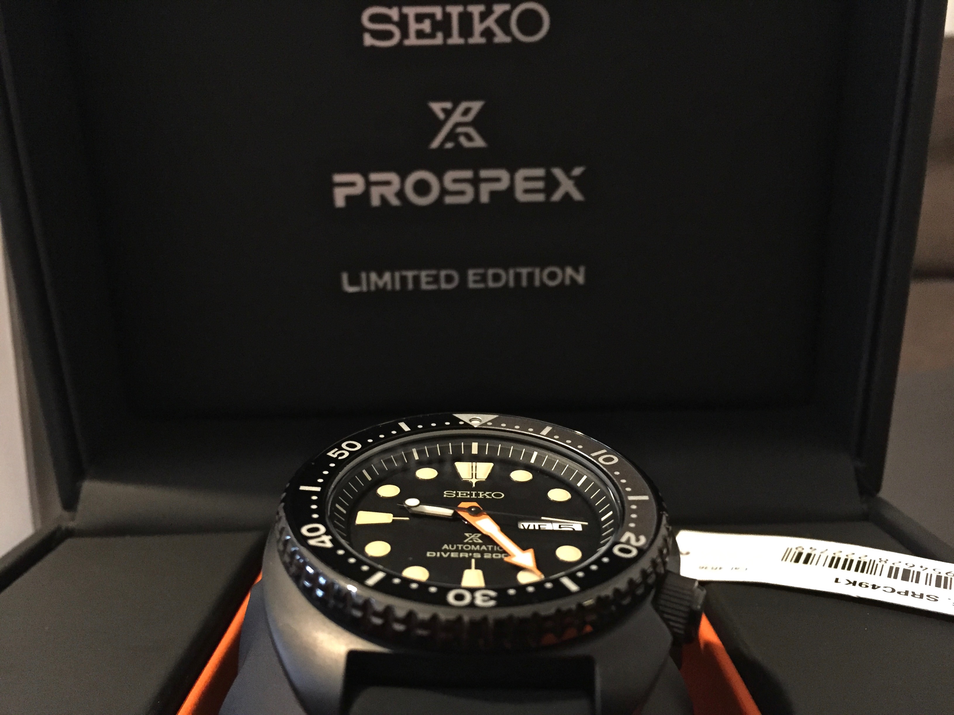 FS: Seiko SRPC49 Ninja Black Turtle LE | WatchCharts