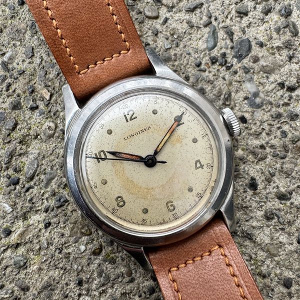 VTG 50s Longines 5483 12.68N Sei Tacche Jumbo ~36mm Calatrava Watch w ...