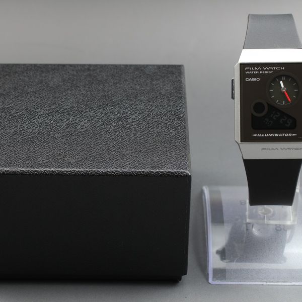 Vintage [Exc+5 w/ BOX] CASIO FILM WATCH PELA FS-03 Quartz Digital ...