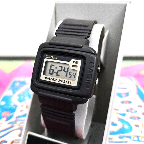 Vintage NOS CASIO NF-10 (1070) Black Digital Watch w/ New Battery Vtg ...