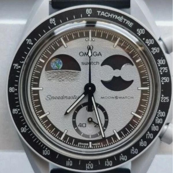 New Swatch x Omega Moonswatch Mission To The EarthPhase Watch - With ...