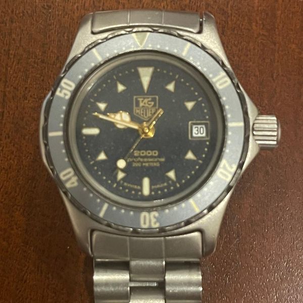 [WTS] Tag Heuer Professional 2000 (972.608) || Rare Vintage Moondust ...