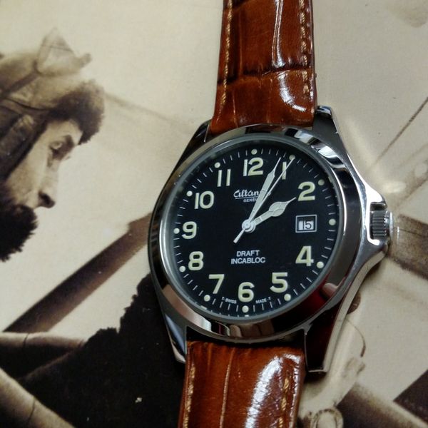 Altanus Pilot Modern watch w/Vintage FHF 96-4 movement | WatchCharts