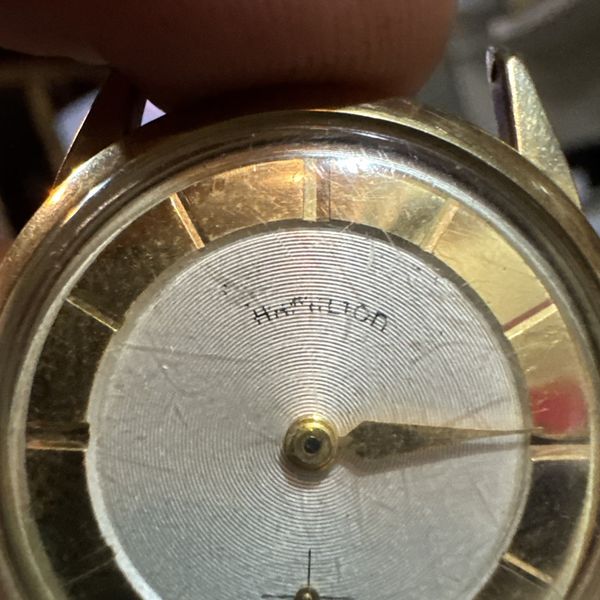 Vintage HAMILTON ARNOLD men's manual wind watch Two-tone concentric ...