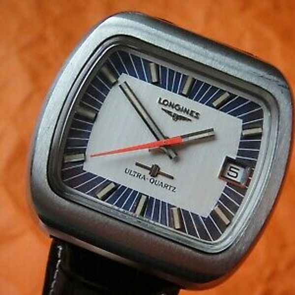 LONGINES ULTRA-QUARTZ first CYBERNETIC watch 1970 ELECTROQUARTZ BETA21 ...