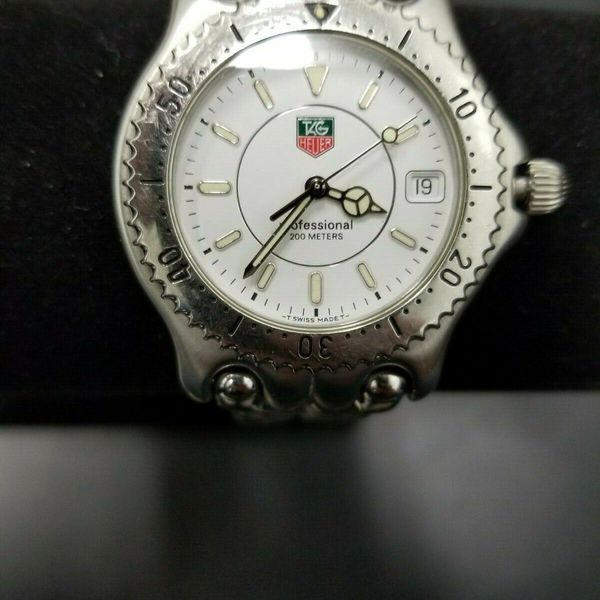 Tag-Heuer Professional 200M WG1112-KO BN-3116 Men WristWatch Bracelet Watch | WatchCharts ...