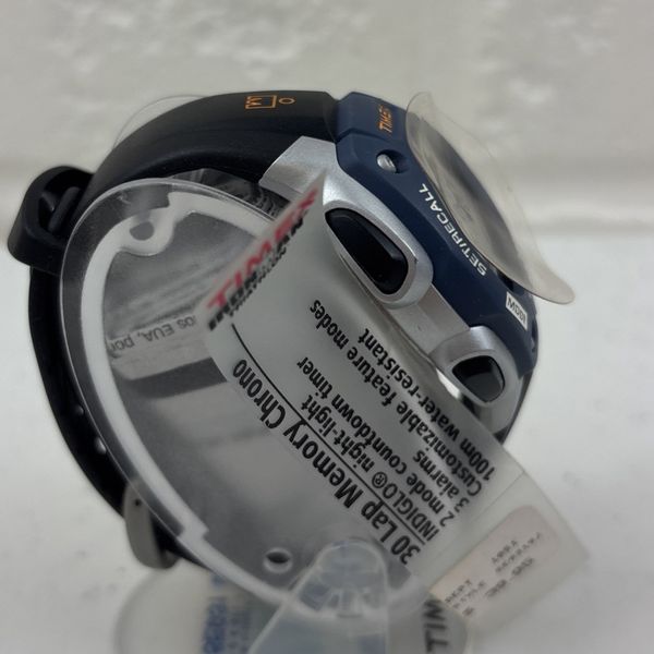 Timex Ironman Triathlon Watch T5E931 9J Black/Blue NEW NOS New Battery ...