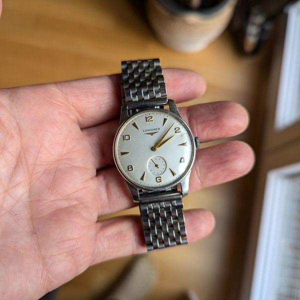 Longines Calatrava 1268z oversize 35mm vintage | WatchCharts Marketplace
