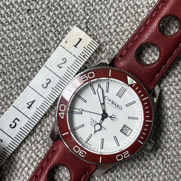 [WTS] Christopher Ward C60 Pro 600 Red Bezel 38mm Complete Set ...